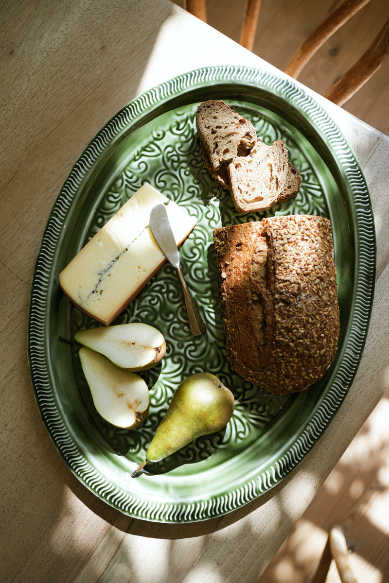 Enamel Platter Oval - Forest – Morgan Wright Wholesale