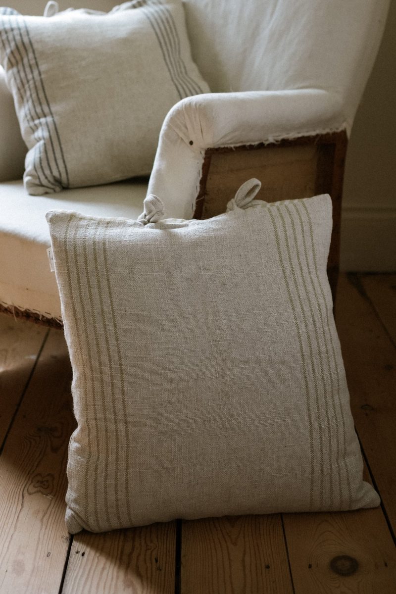 The St Ives Stripe Cushion 45x45cm Antique Cream – Morgan Wright Wholesale