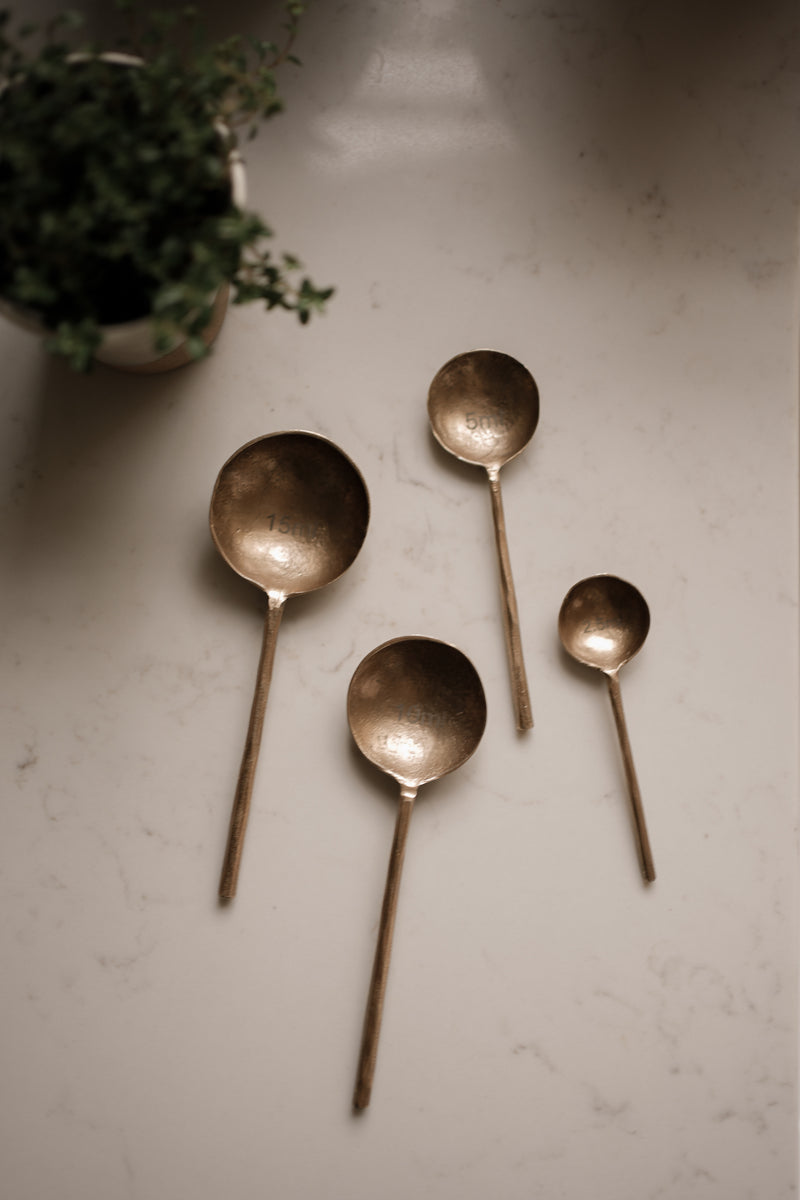 Forged Measuring Spoons - set of 4 – Morgan Wright Wholesale