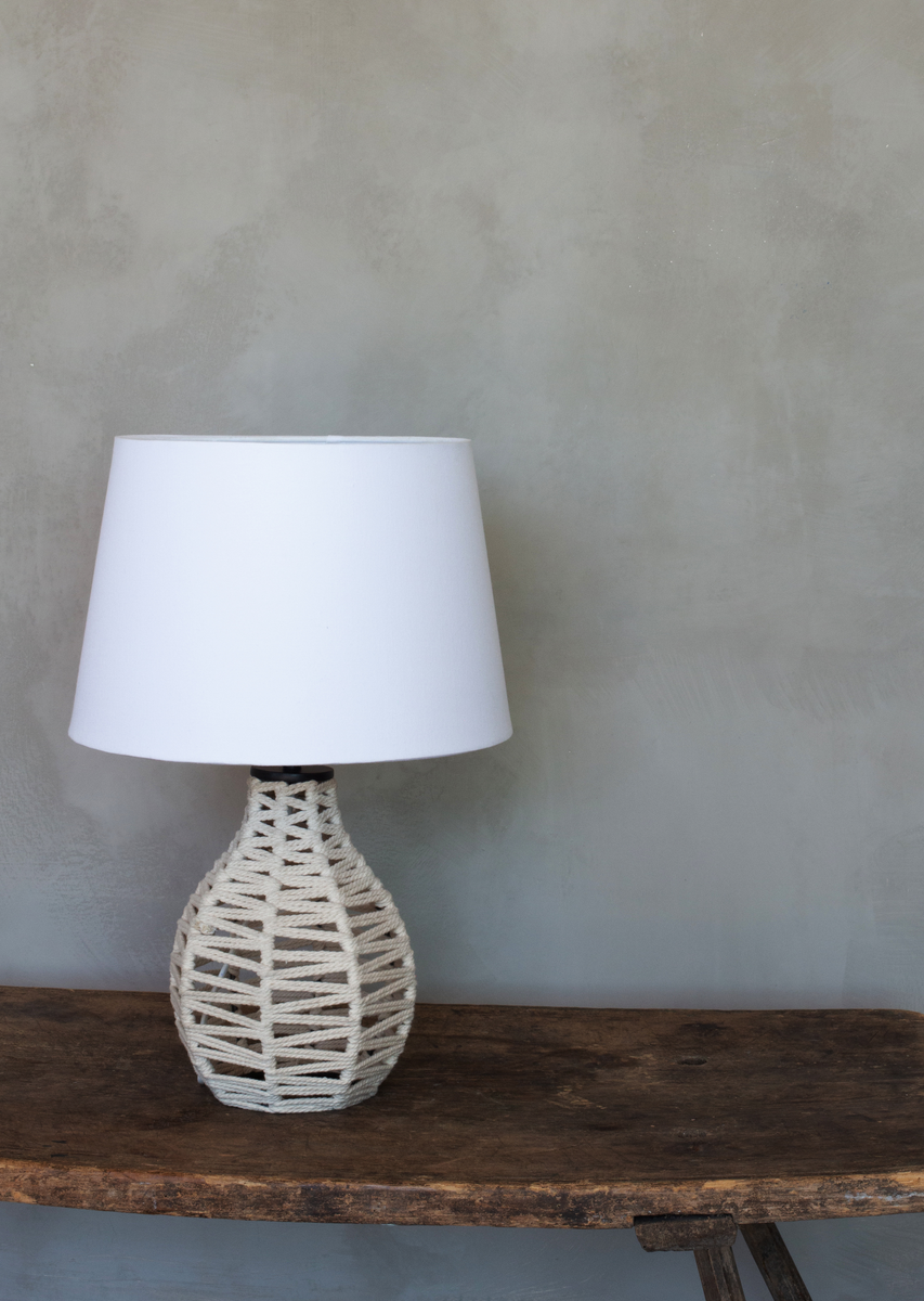 Ori Natural Rope Lamp Base Small – Morgan Wright Wholesale